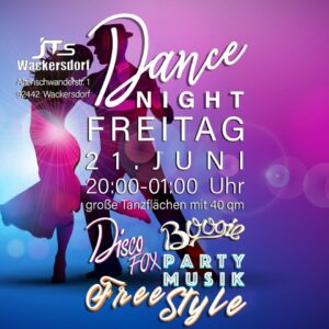 🪩 Tanz Nacht 🪩 | 21.06.2024 – JTS Disco