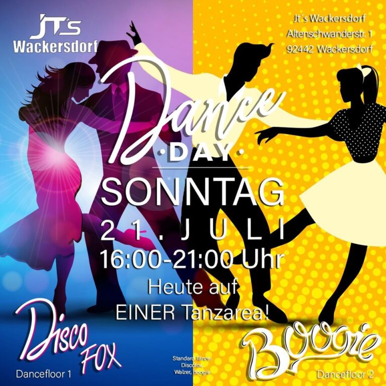 🪩 Tanz Nachmittag 🪩 | 21.07.2024 – JTS Disco