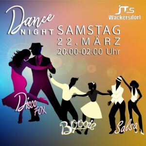 🪩 Tanz Nachmittag 🪩 | 22.03.2025 – JTS Disco